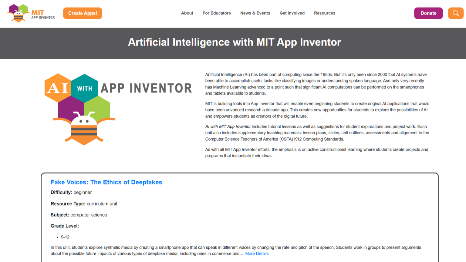 Mit App Inventor Ai 教學資源 App Inventor Tw